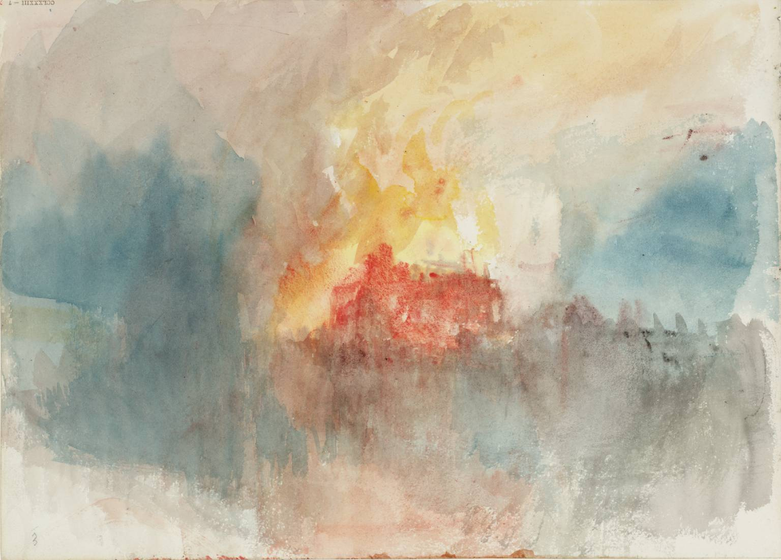 J.M.W. Turner: Fire at the Tower of London | Tate