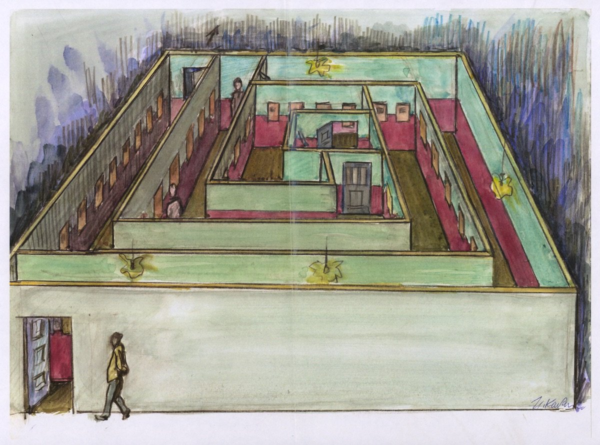 ‘Labyrinth (My Mother’s Album)’, Ilya Kabakov, 1990 | Tate