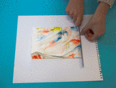 Make Marbled Paper with Foam – Paint and Draw | Tate Kids