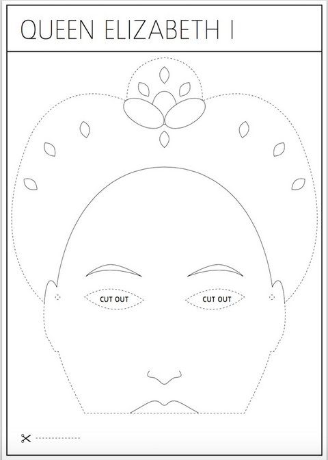 Make a Queen Elizabeth I Mask | Tate Kids