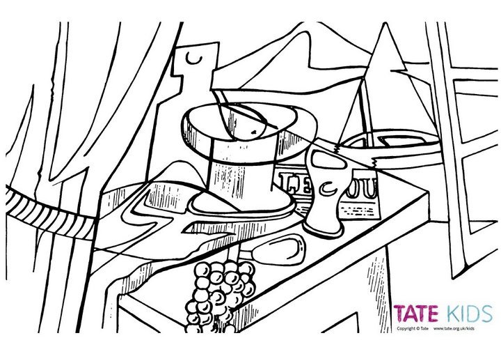 Colour In: Still Life – Colouring Book | Tate Kids