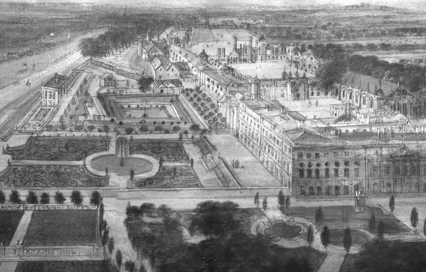 View of Hampton Court Palace c.1700: By Jan Griffier the Elder – Essay ...